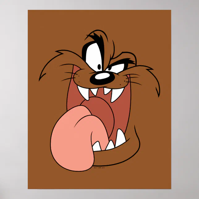 TAZ™ Crazy Smile Poster | Zazzle