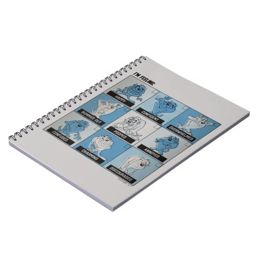 TAZ™ Emotion Checkbox Notebook | Zazzle