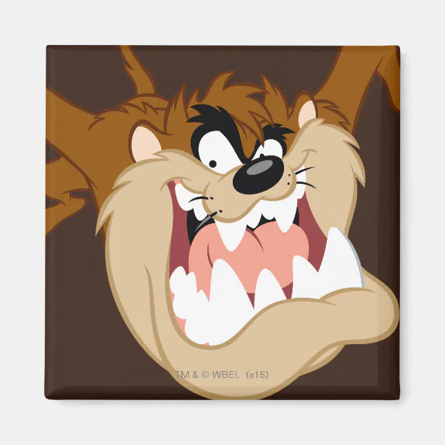 TAZ™ Evil Grin Magnet | Zazzle