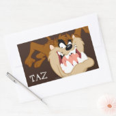 TAZ™ Evil Grin Rectangular Sticker | Zazzle