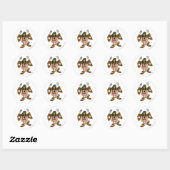TAZ™ Hungry Classic Round Sticker | Zazzle