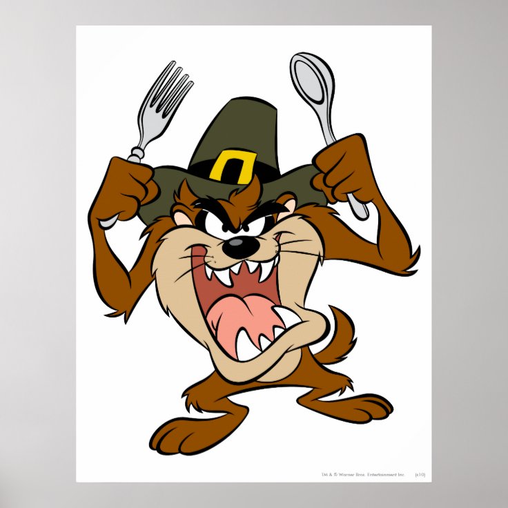 TAZ™ Hungry Poster | Zazzle