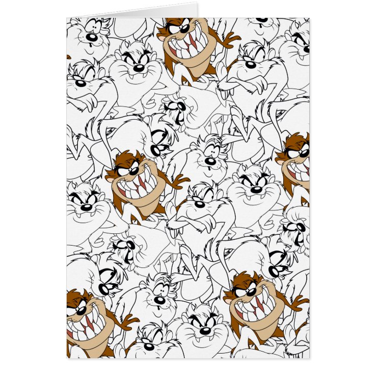 TAZ™ Line Art Color Pop Pattern | Zazzle
