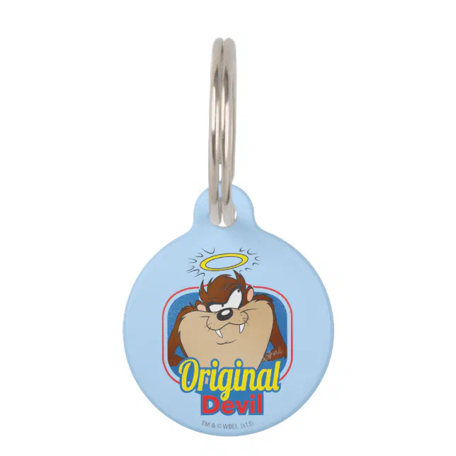 TAZ™ Original Devil Pet Tag | Zazzle