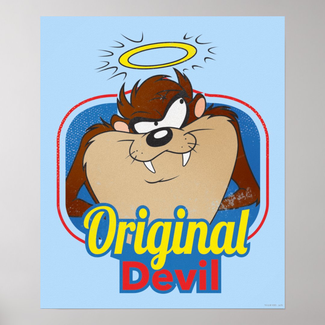 TAZ™ Original Devil Poster | Zazzle