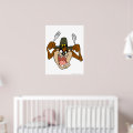 TAZ™ Pilgrim Thanksgiving in Color Poster | Zazzle