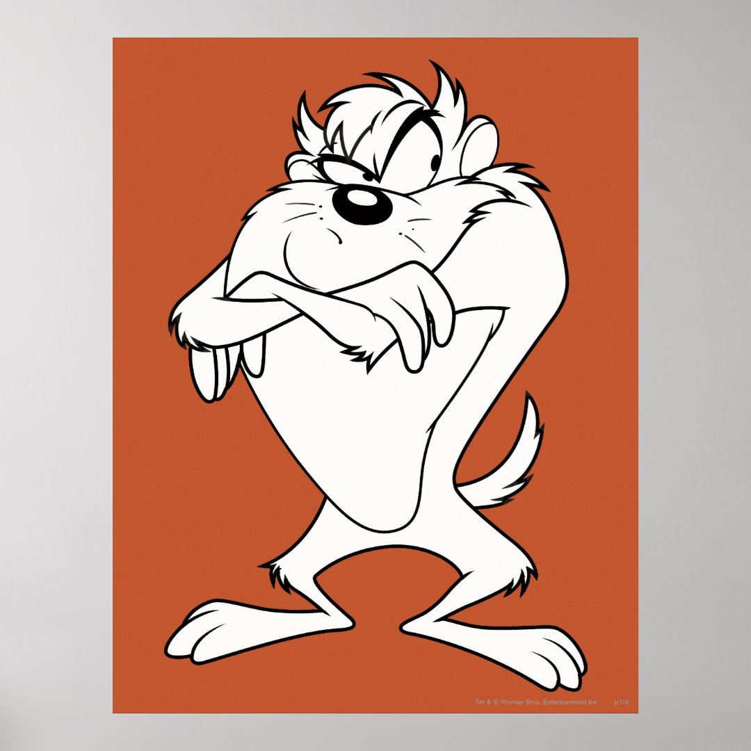 TAZ™ posing Poster | Zazzle