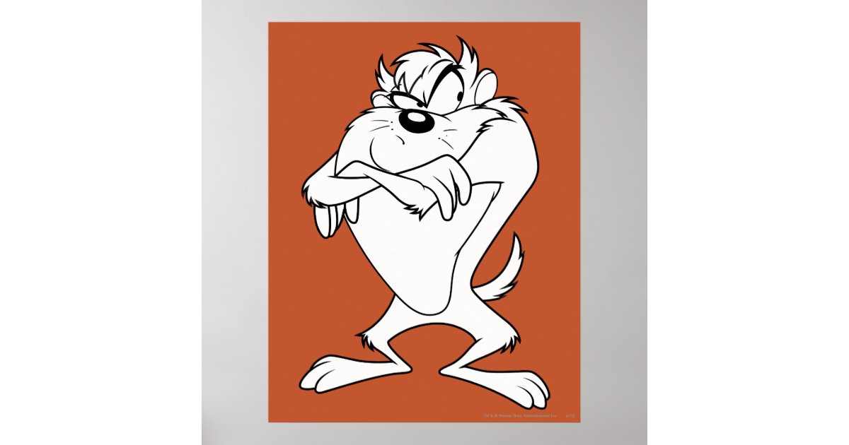 TAZ™ posing Poster | Zazzle