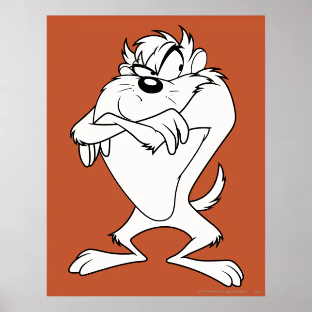 TAZ™ posing Poster | Zazzle