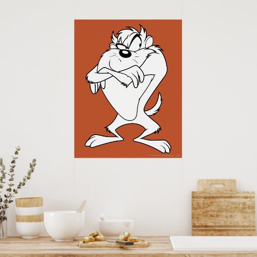 TAZ™ posing Poster | Zazzle