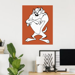 TAZ™ posing Poster | Zazzle