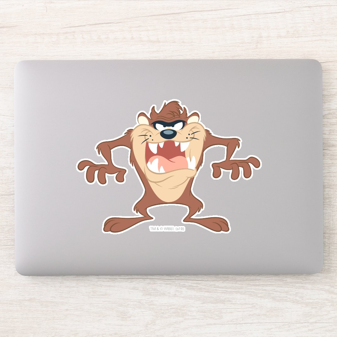 TAZ™ posing Sticker | Zazzle
