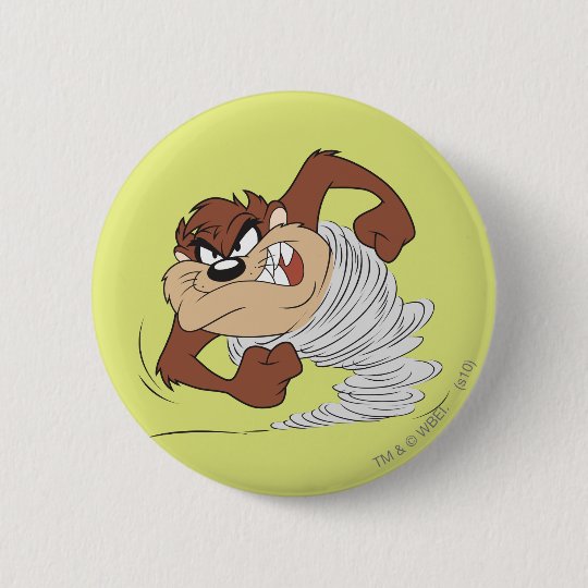 TAZ™ spinning fast Button | Zazzle.com