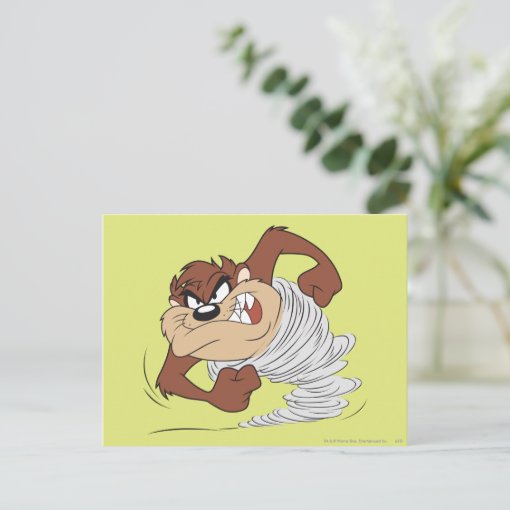 TAZ™ spinning fast Postcard | Zazzle
