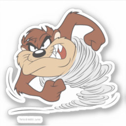 TAZ™ spinning fast Sticker | Zazzle