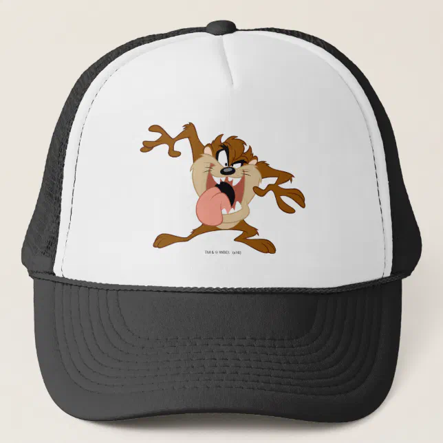 TAZ™ | Sticking His Tongue Out Trucker Hat | Zazzle