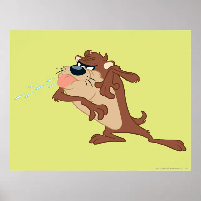 TAZ™ sticking out his tongue Poster | Zazzle