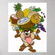 TAZ™ Thanksgiving Feast B/W 2 Poster | Zazzle
