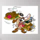 TAZ™ Thanksgiving Plates Poster | Zazzle