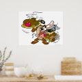 TAZ™ Thanksgiving Plates Poster | Zazzle