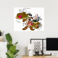TAZ™ Thanksgiving Plates Poster | Zazzle