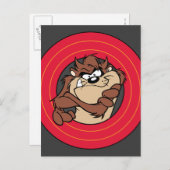 TAZ™ Through LOONEY TUNES™ Circles Postcard | Zazzle