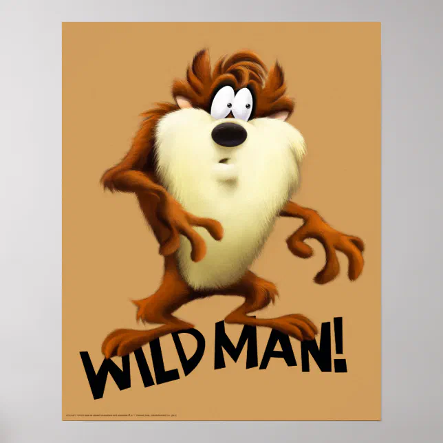 TAZ™- Wild Man Poster | Zazzle