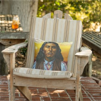 Taza Apache Chief Outdoor Pillow | Zazzle
