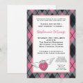 {TBA}5x7 Girl Punk Rock EMO Baby Shower Invitation | Zazzle