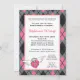 {TBA}5x7 Girl Punk Rock EMO Baby Shower Invitation | Zazzle