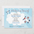 {TBA} AVIATOR Airplane 5x7 Baby Shower Invitation | Zazzle