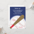 {TBA} BASEBALL Batter Up Birthday Invitation | Zazzle