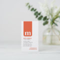 {TBA} Simple Monogram Designer Business Card | Zazzle