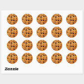 TBA Winning Chocolate Chip Classic Round Sticker | Zazzle