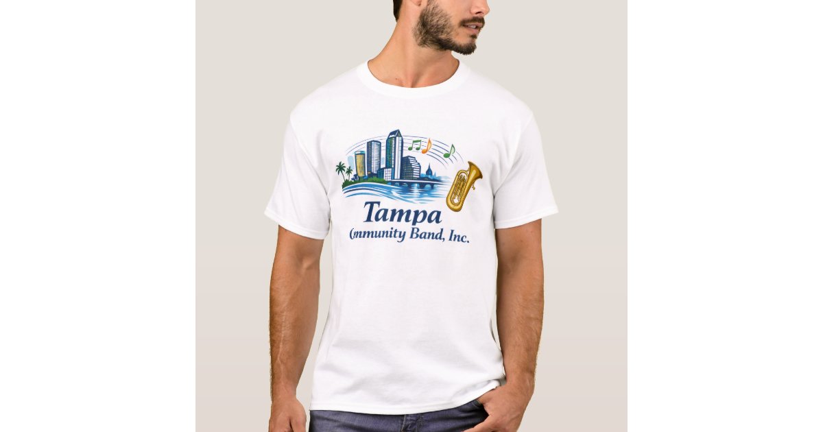 TCB Baritone/Euphonium/Tuba Logo T-Shirt | Zazzle