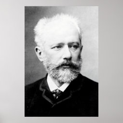 Tchaikovsky Portrait Poster | Zazzle