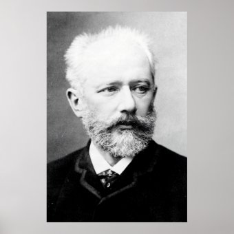 Tchaikovsky Portrait Poster | Zazzle