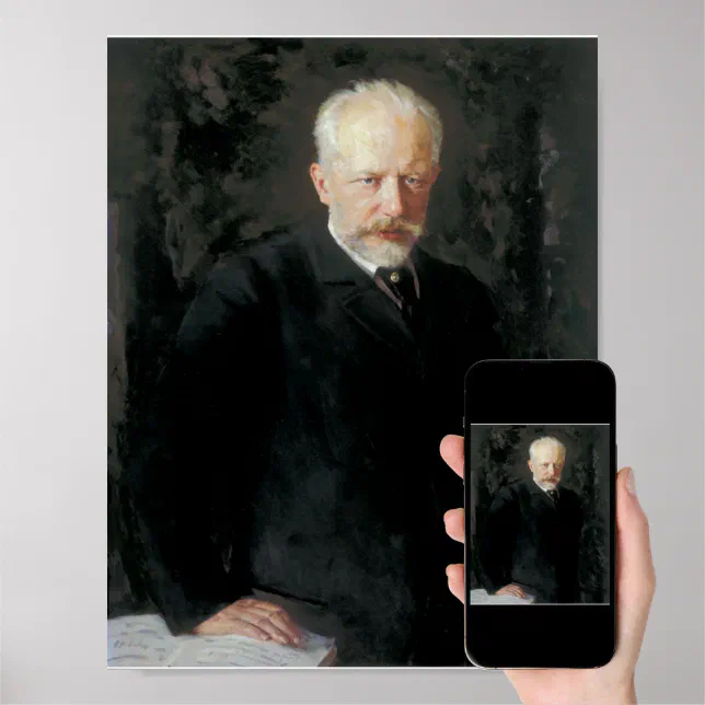 Tchaikovsky Portrait Poster | Zazzle