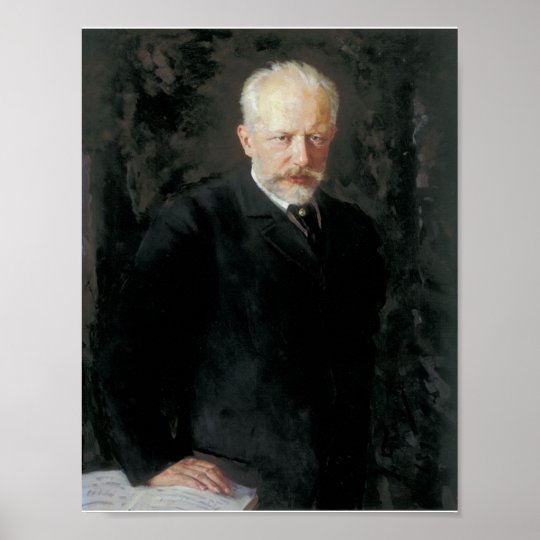 Tchaikovsky Portrait Poster | Zazzle.com