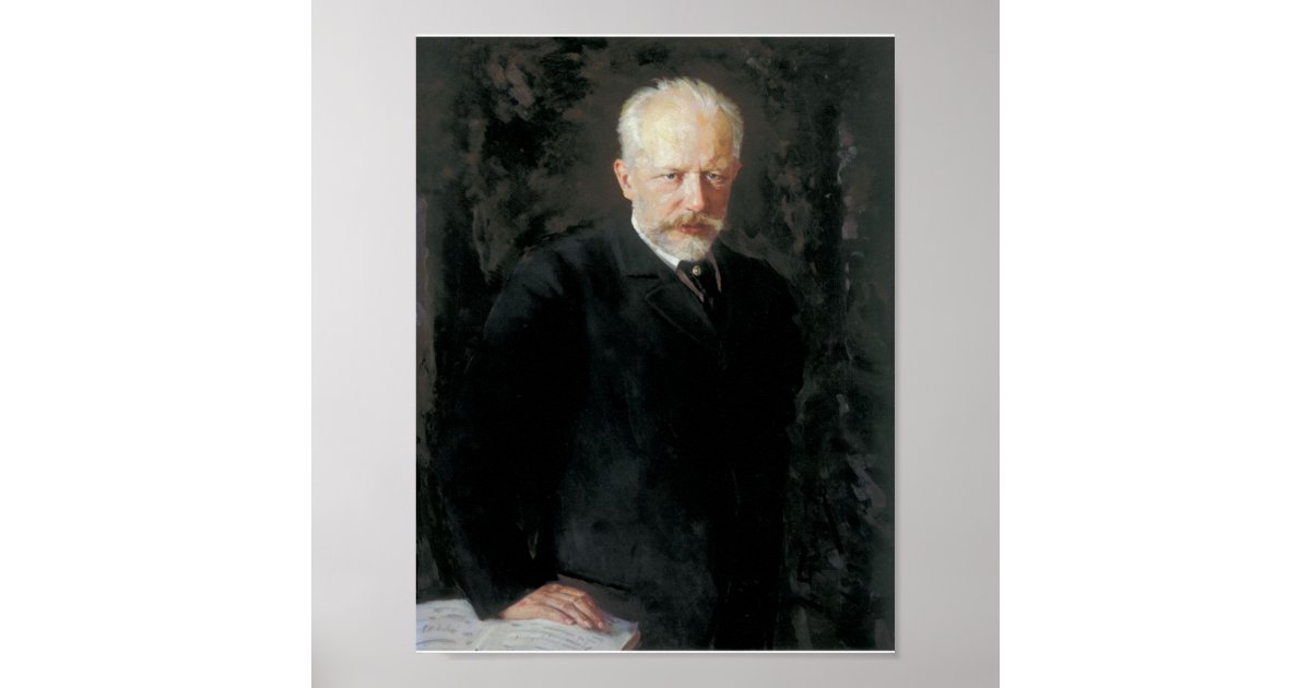 Tchaikovsky Portrait Poster | Zazzle