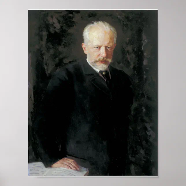 Tchaikovsky Portrait Poster | Zazzle
