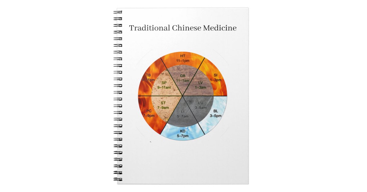 TCM Five Elements Meridian Clinical Student Notebook | Zazzle
