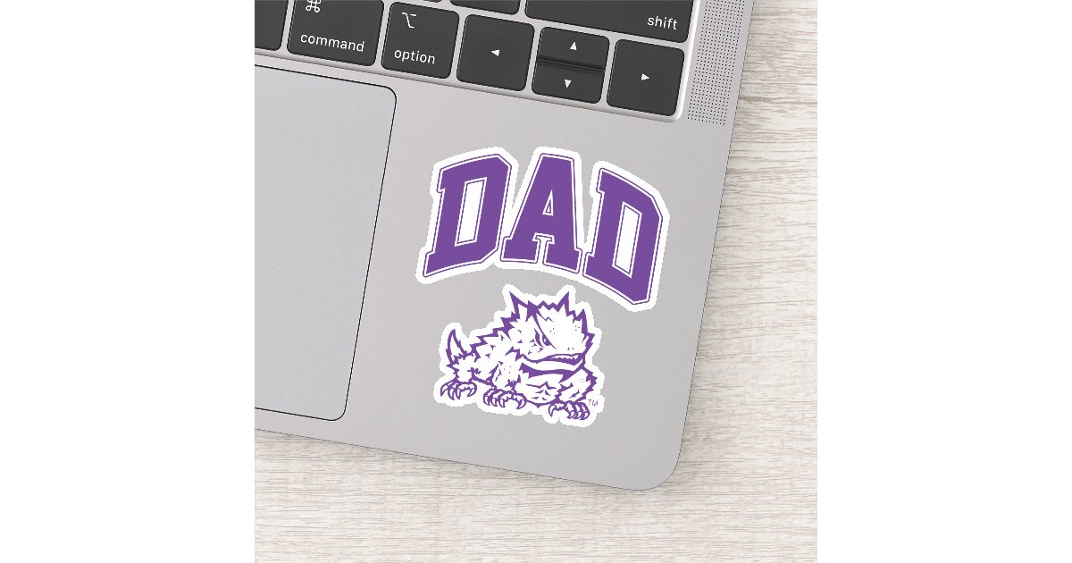 TCU Dad Sticker | Zazzle
