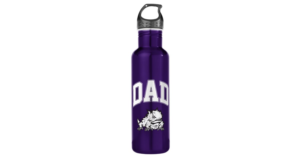 TCU Dad Water Bottle | Zazzle