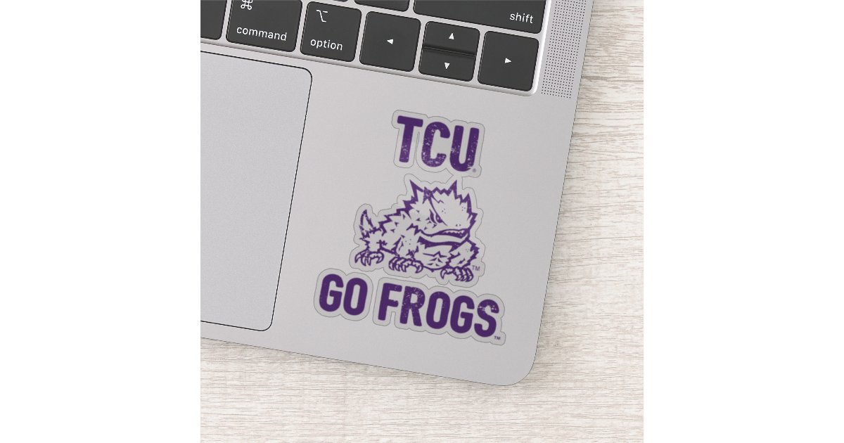 TCU | Go Frogs - Vintage Sticker | Zazzle
