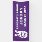 TCU Horned Frogs Hand Symbol Banner | Zazzle