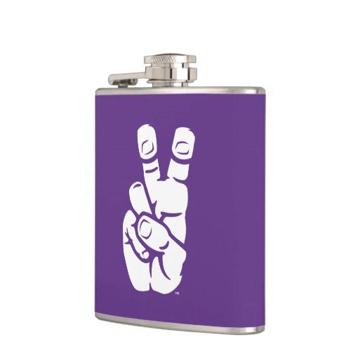 TCU Horned Frogs Hand Symbol Flask | Zazzle