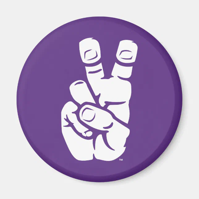 TCU Horned Frogs Hand Symbol Magnet | Zazzle