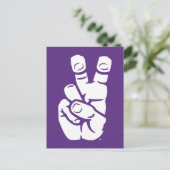 TCU Horned Frogs Hand Symbol Postcard | Zazzle