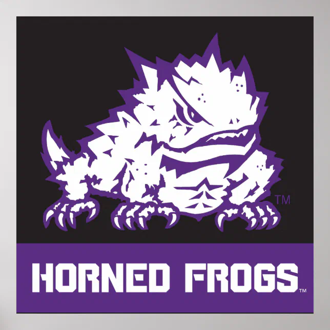 TCU Horned Frogs Poster | Zazzle